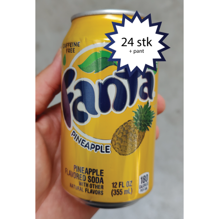 Fanta ananas (Pineapple), sodavand, 24 stk