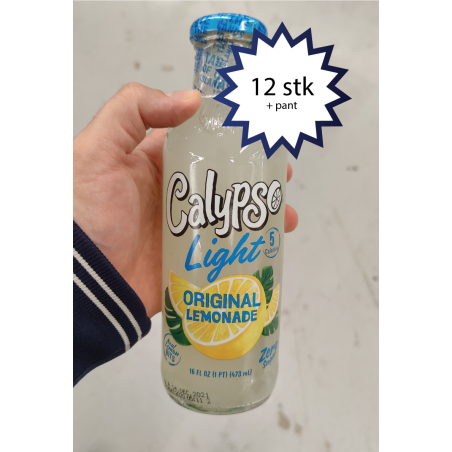 Calypso Lemon, Light, Lemonade, 12 stk